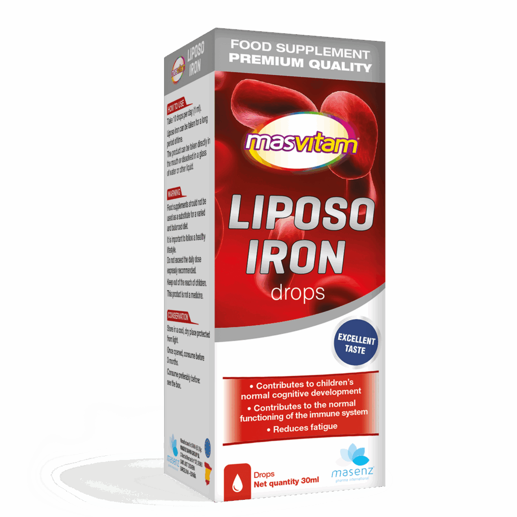 LIPOSO IRON DROPS - Masenz - Pharma International
